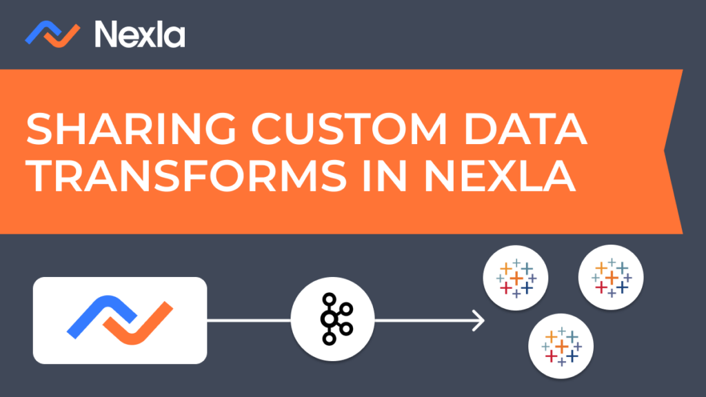 Sharing Custom Data Transforms | Nexla