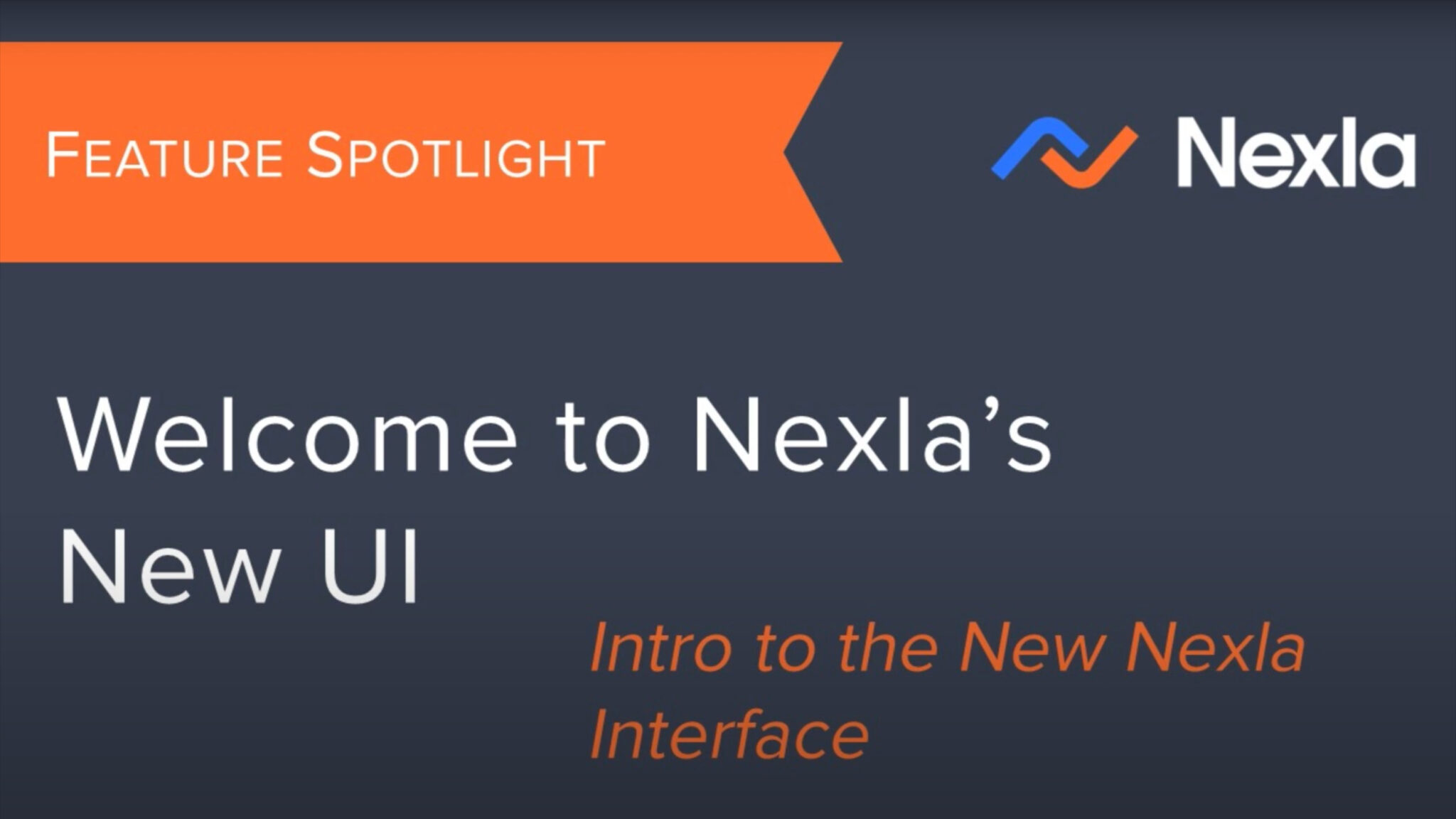 Introducing a redesigned Nexla UI | Nexla