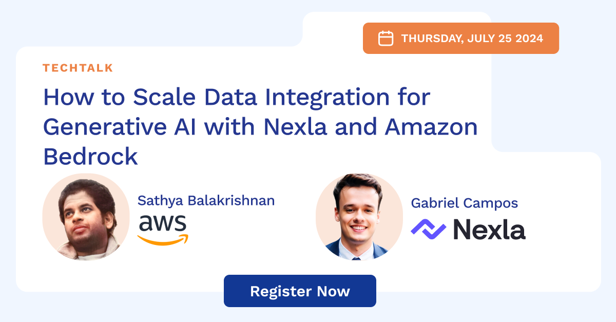 Scale Data Integration with Amazon Bedrock for Generative AI