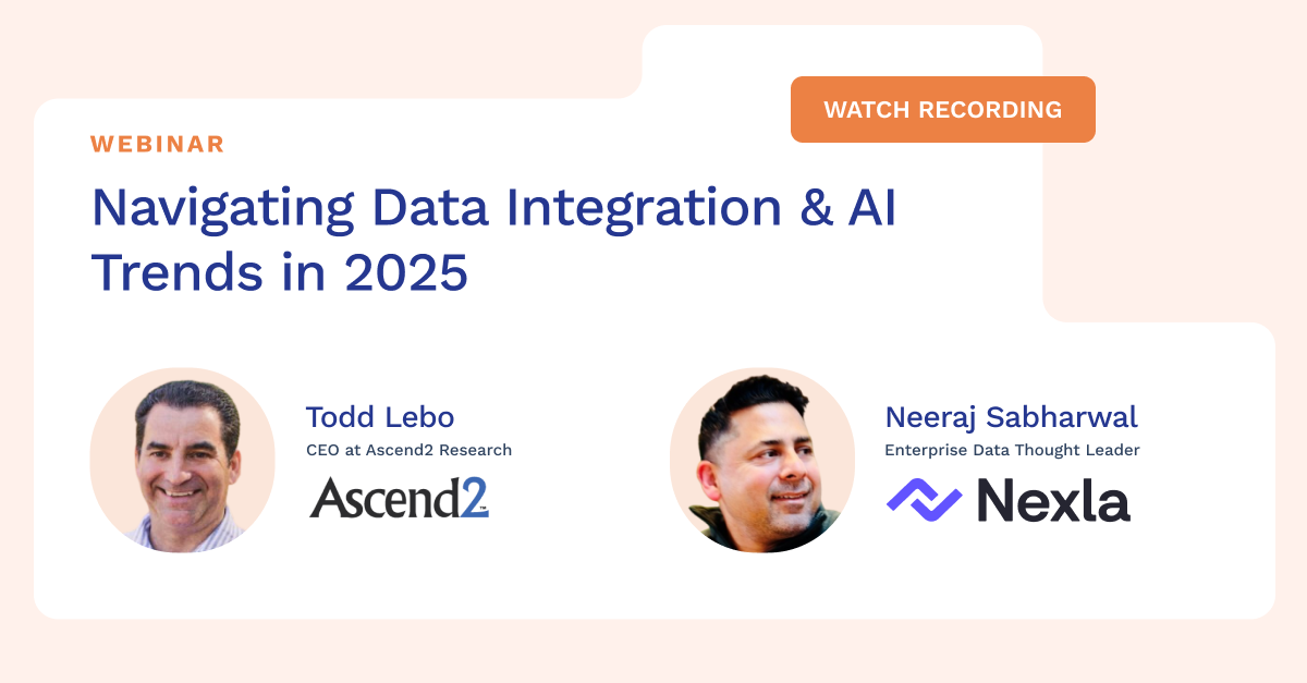 Navigating Data Integration & AI Trends in 2025 and Beyond