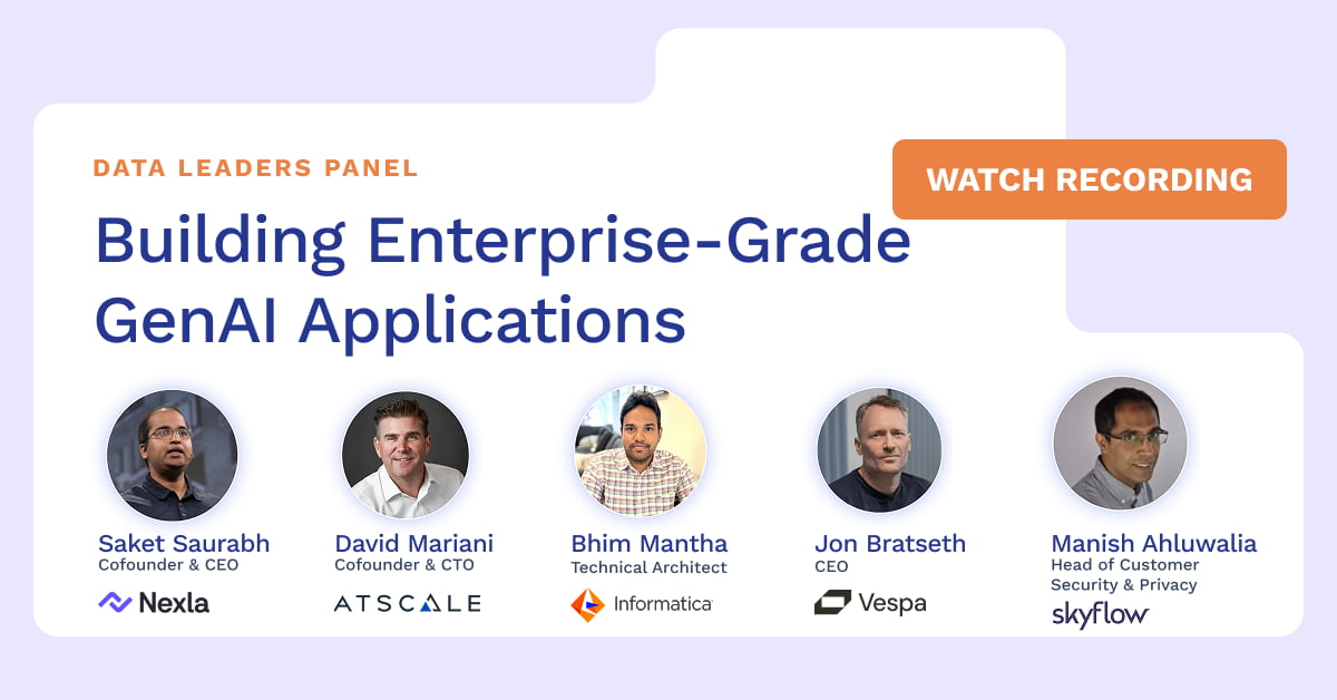 Building Enterprise-Grade GenAI Applications Building Enterprise-Grade GenAI Applications