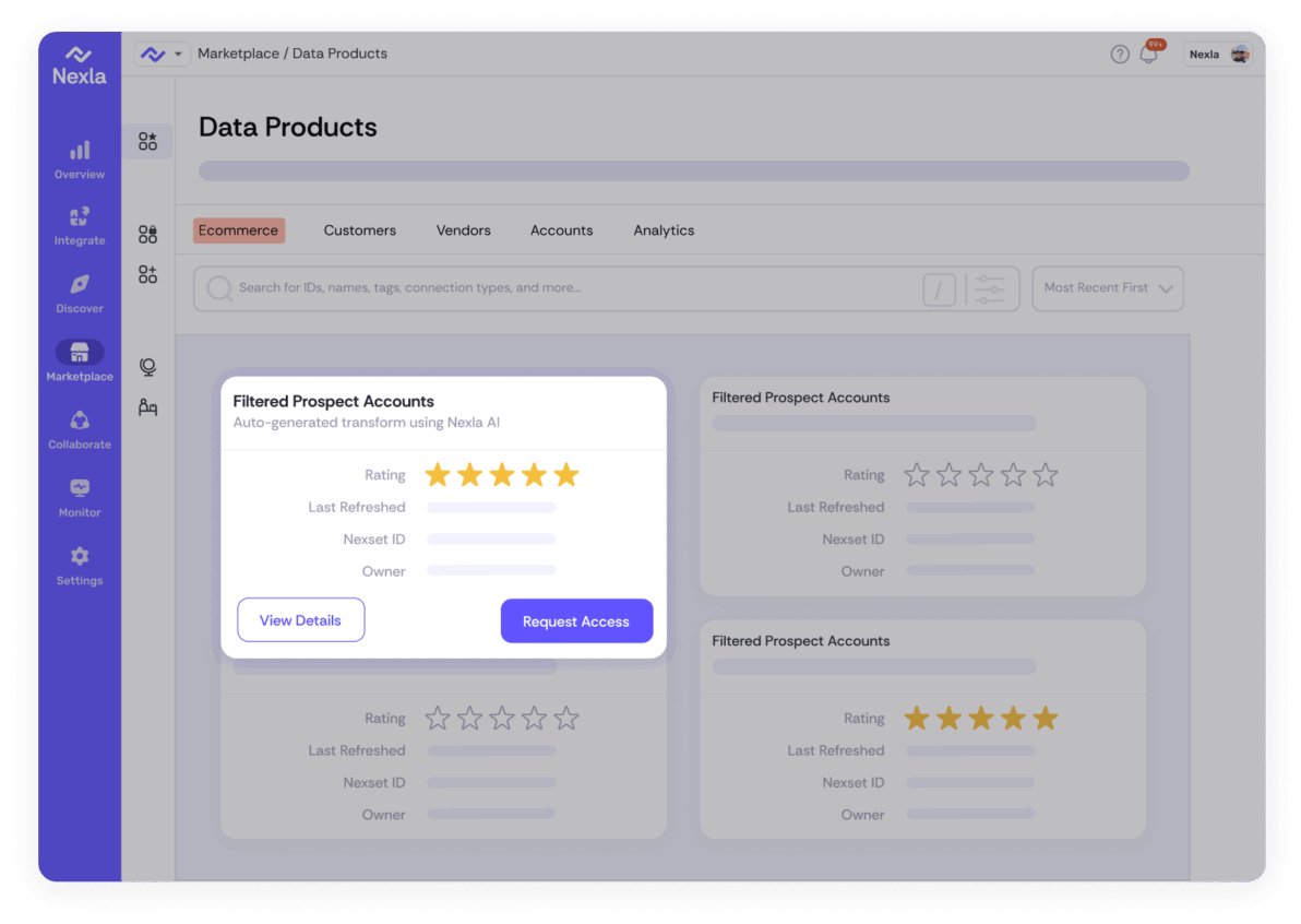Private Marketplace | Nexla
