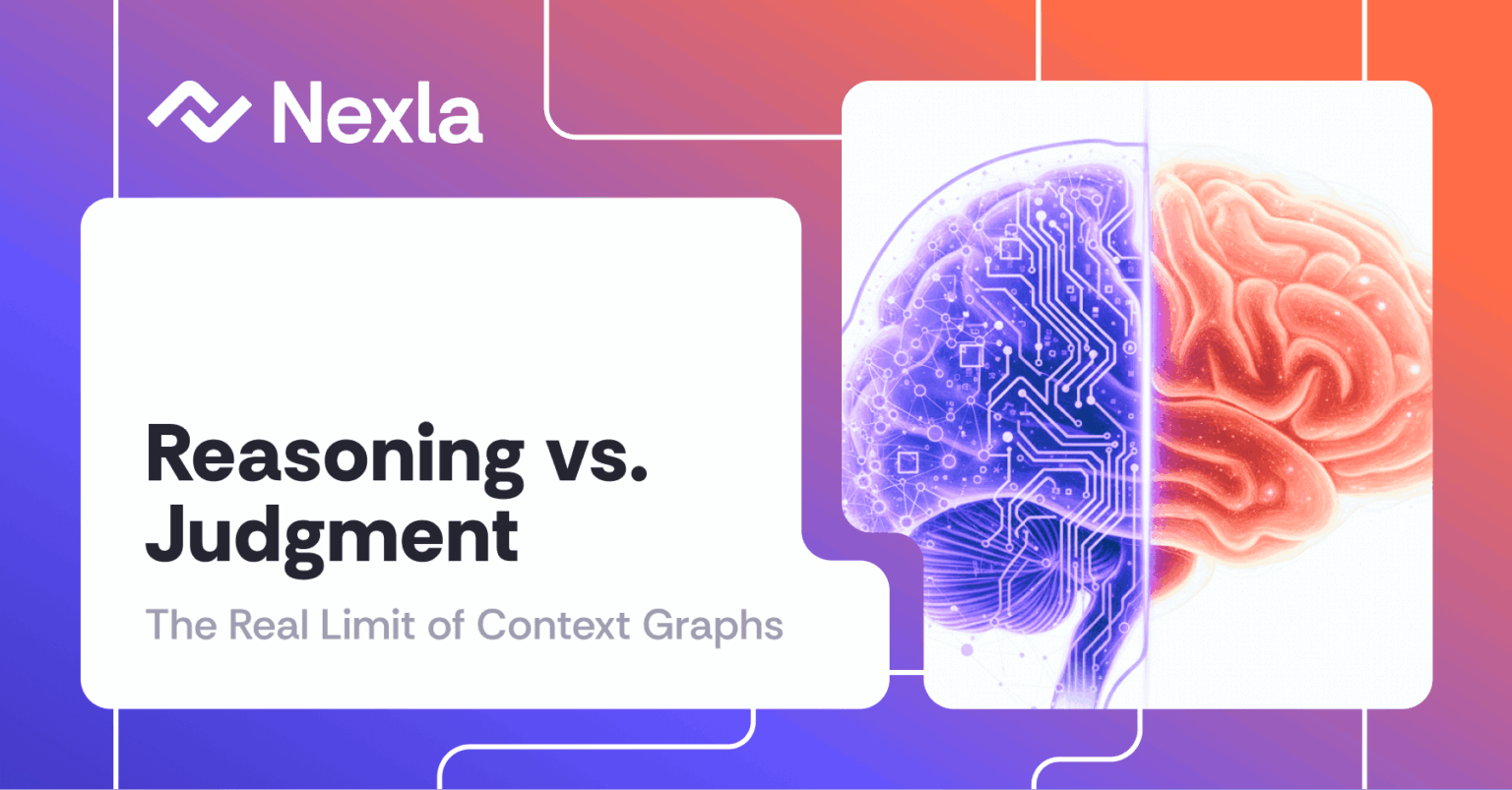 Reasoning vs. Judgment: The Real Limit of Context Graphs | Nexla